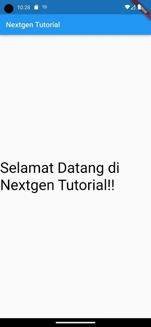 Flutter Scaffold | PT. Nextgen Inovasi Indonesia