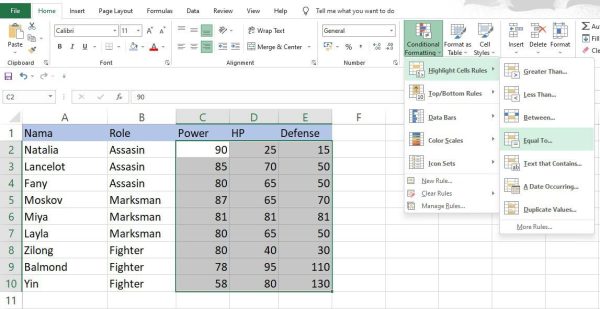 Cara Menggunakan Highlight Cell Rules di Excel | Tutorial Excel Lengkap