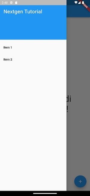 Flutter Scaffold | Tutorial Flutter Lengkap